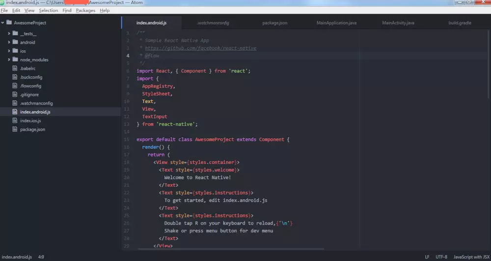 ReactNative入门 | 沐唐风宋雨